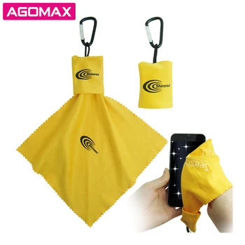 Microfiber Key Chain Lens Cleaning Cloth In Pouch Cloth Keychain - Buy ...