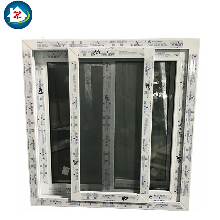 PVC Hurricane Impact Sliding Window with Dark Grey Tint Glass