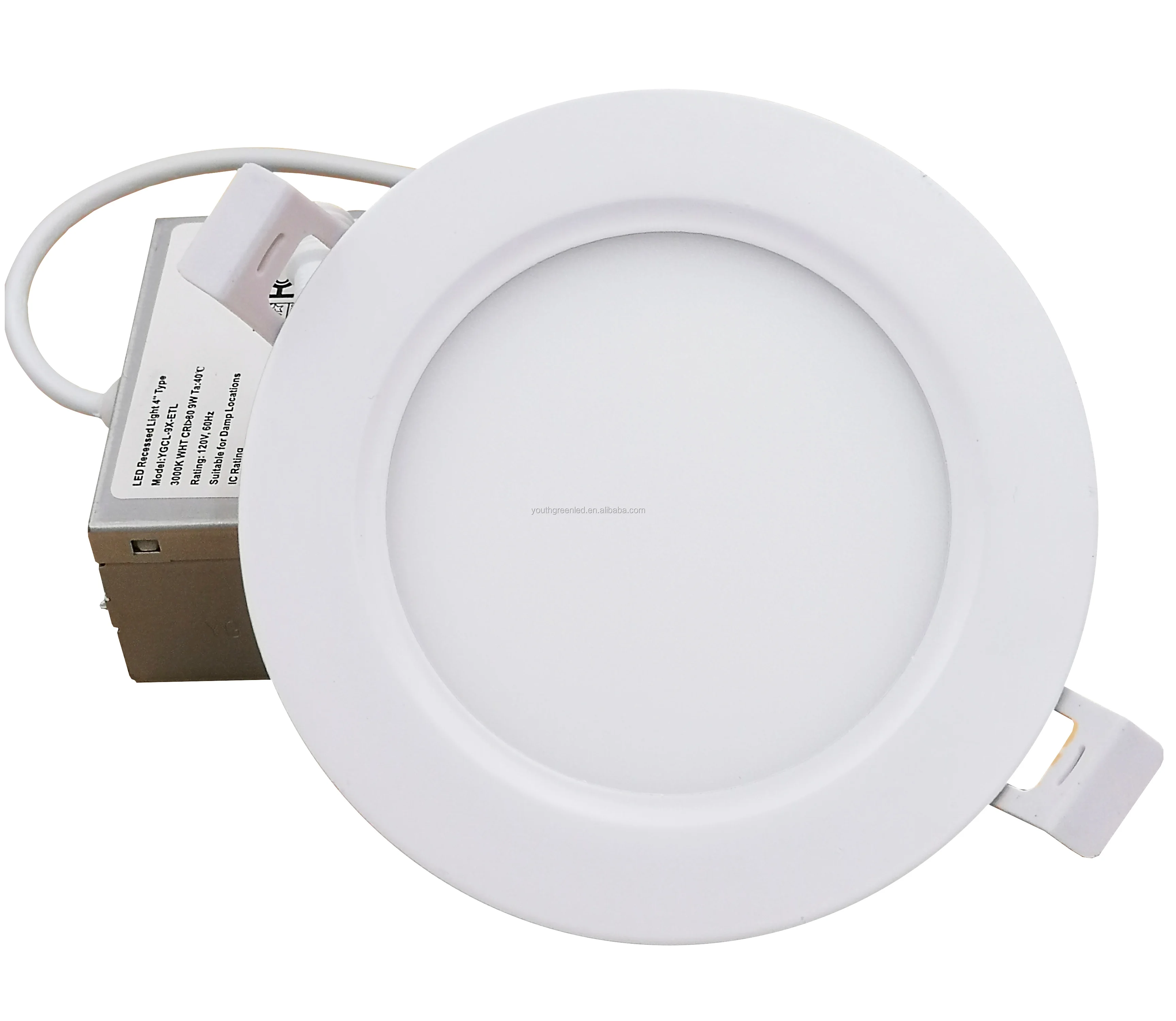 Etl 4 Inch Recessed Low Profile Slim Panel Light With Junction Box,Ic ...