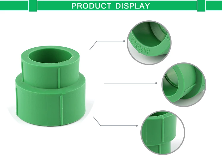 Long Using Life Polypropylene Ppr Pipe Fitting 20mm--63mm Ppr Reducing ...