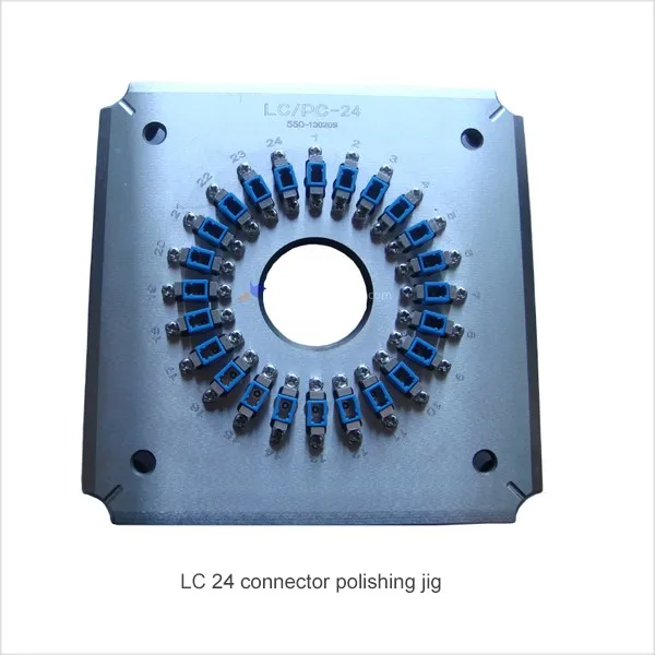 24 Port Lc Connectors Fiber Optic Polishing Jig For Square Polishing ...