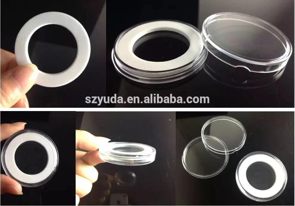 Clear Coin Capsules - Perfect for Display and Storage