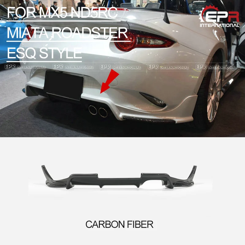 For Mazda MX5 ND5RC Miata Roadster ESQ Style Rear Bumper Lip| Alibaba.com