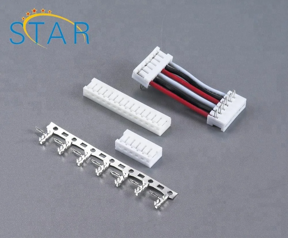 6 Pin Jst-jc20 Terminal Connector Wiring Harness 2.0mm Pitch Pcb - Buy 2.0mm Pitch Female ...