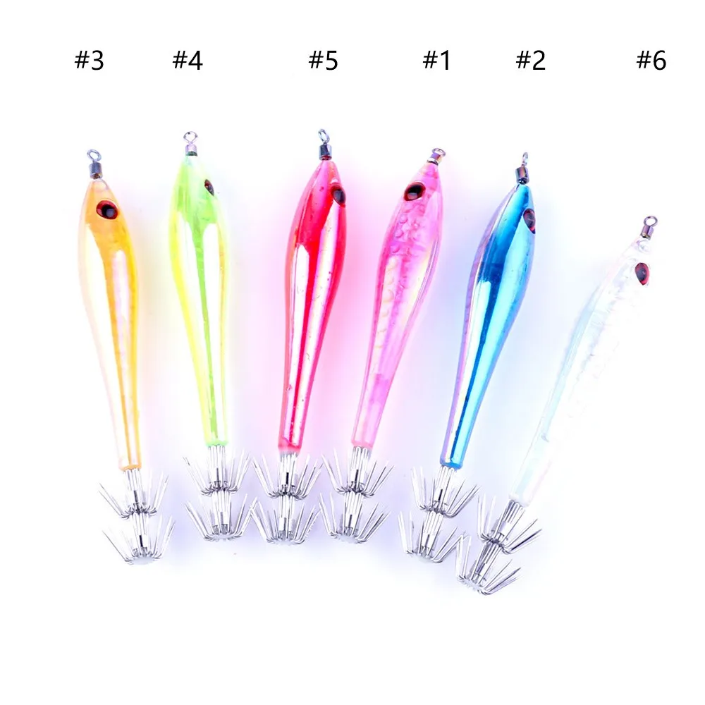 Luminous Fishing Octopus Squid Shrimp Jig Lure Squid Jig Hook 95mm 6g Fishing Lures - Buy ...