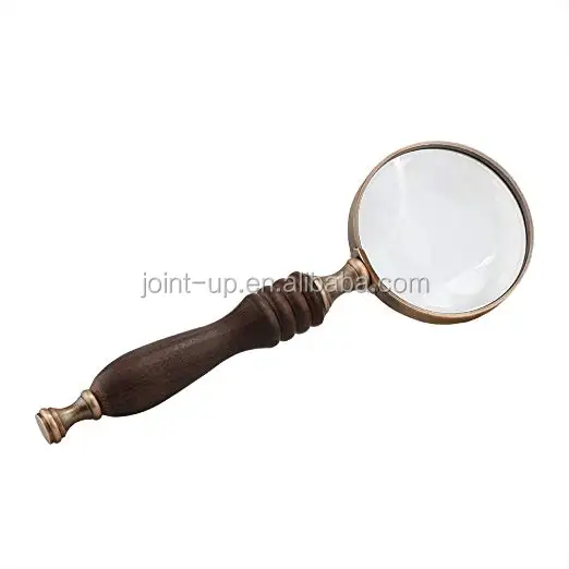 10x Antique Handle Pocket Portable Handheld Reading Magnifying Loupe ...