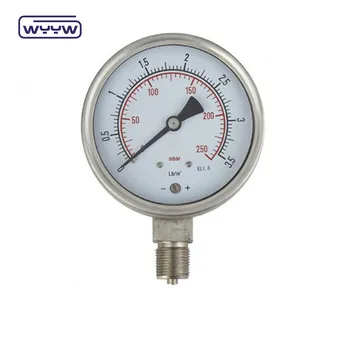 Low Pressure Gauge Meter Mbar,Kpa Manometer With High Quality - Buy Low ...