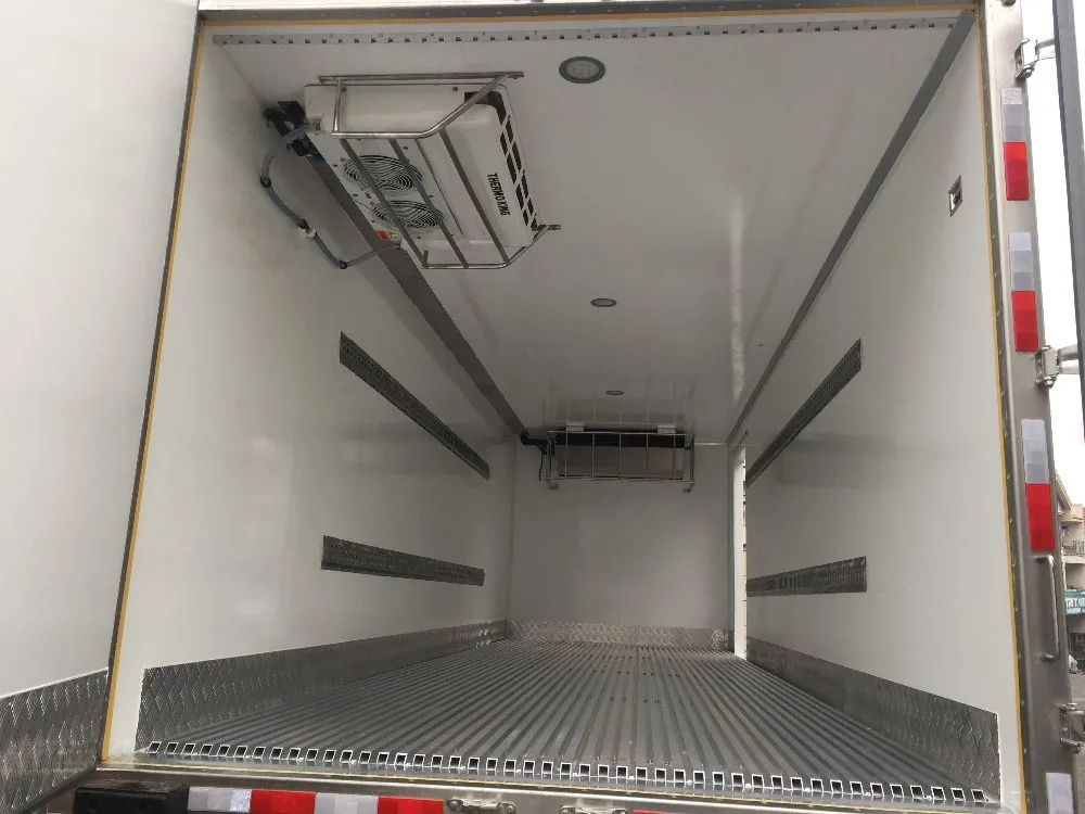 Meat Transport Refrigerated Truck Body With Meat Rail - Buy Meat ...