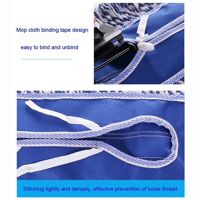 Modern Design Stainless Steel Pole Flat Cleaning Mop Rectangle Shape ...