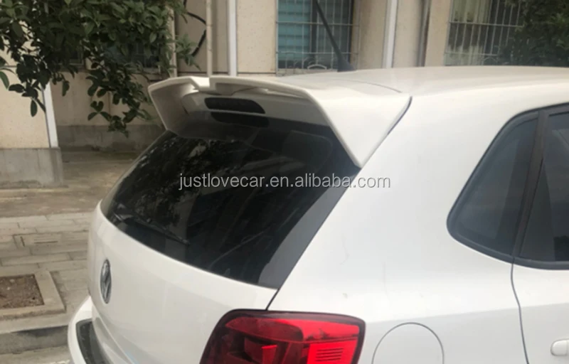 For Volkswagen Vw New Polo Abs Car Roof Rear Trunk Spoiler Wing 2019 ...