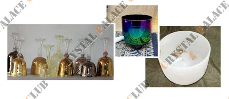 Quartz Frosted Crystal Singing Crucible & Bowl Sound Therapy Healing ...