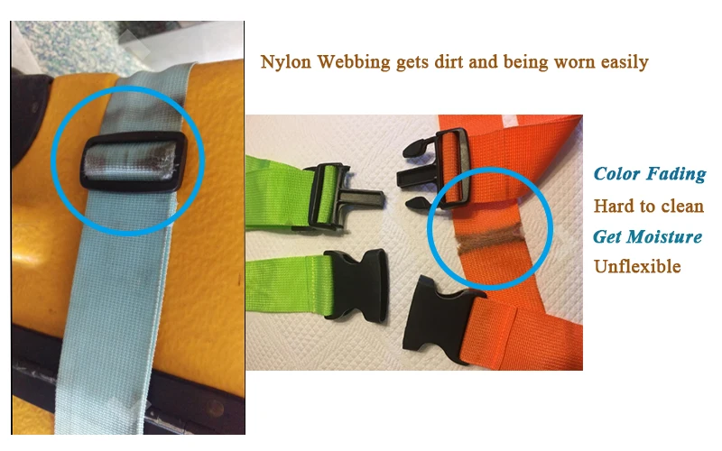 Load Restraints Cut Resistant Coated Nylon Webbing Strap for Bags Boots ...