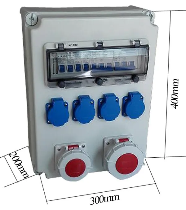 Industrial Electrical Outlet - Waterproof ABS Enclosure