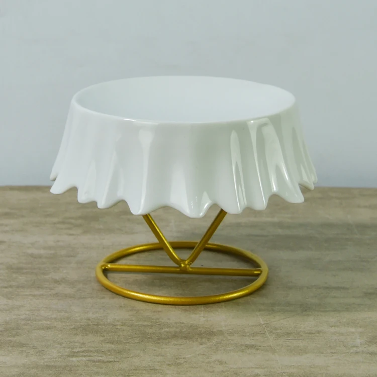 Durable Advanced Design Porcelain Ceramic Wedding Cake Stand Cake Stand ...