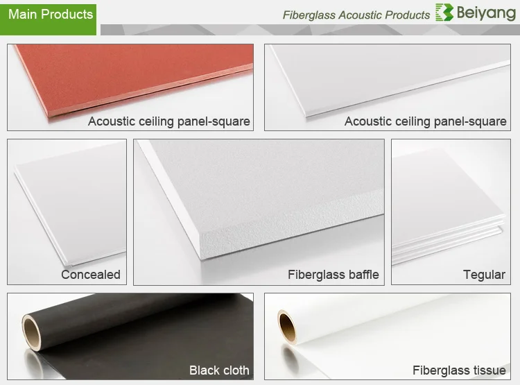 Fiberglass Ceiling Board - Buy Acoustic Ceiling Board,Fiberglass ...