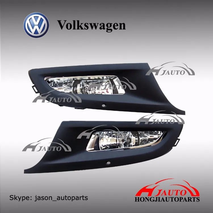 Car Body Kits For Vw Polo Vivo Front Grill Bumper Grille Fog Lamp Cover ...
