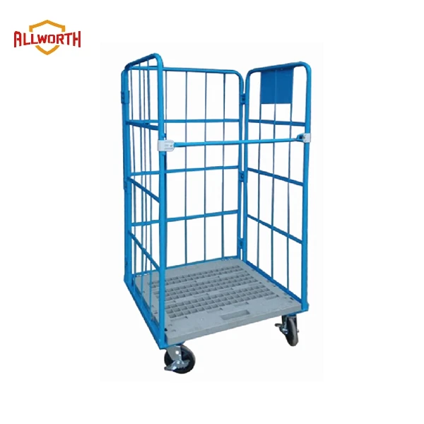 Linen Laundry L Type Wire Cage - Buy Wire Cage,Wire Cart,Roll Trolley ...