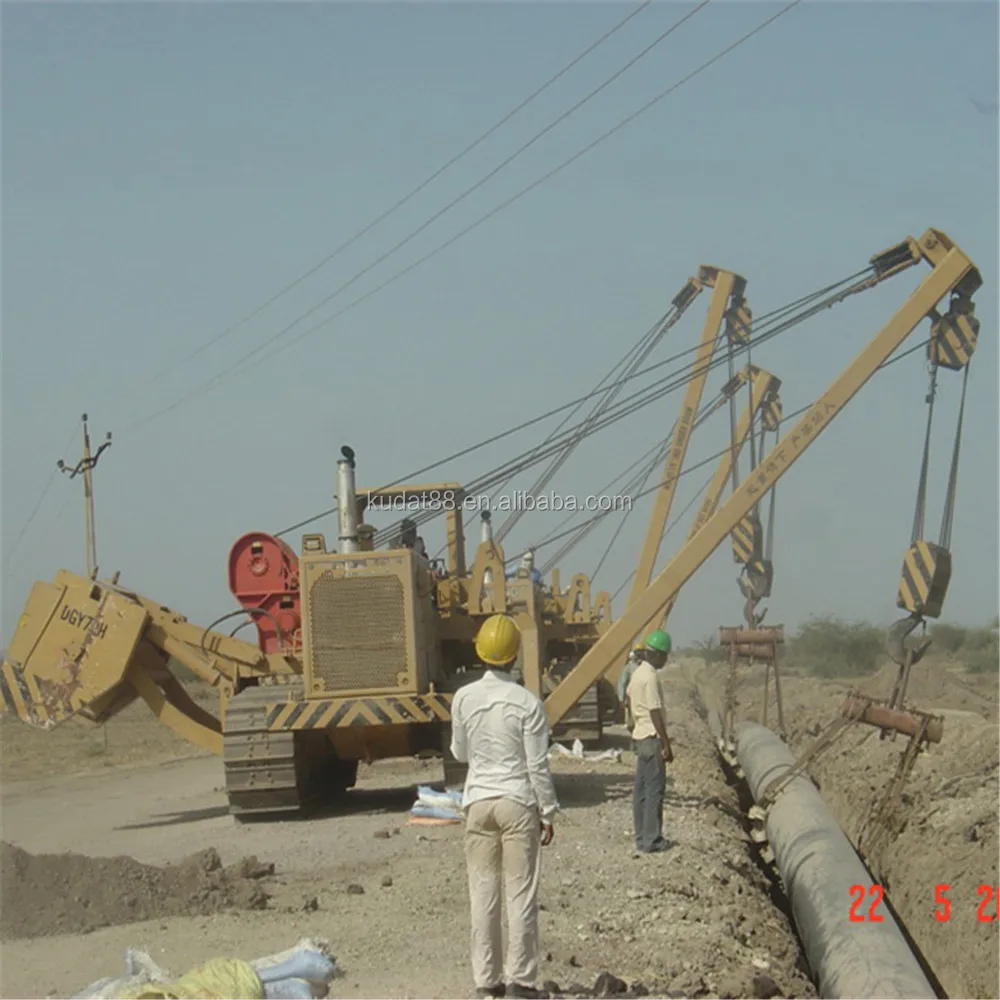 Side Boom Pipe Crane DGY15 Pipelayer - 15t Loader Crane with 6m Boom ...