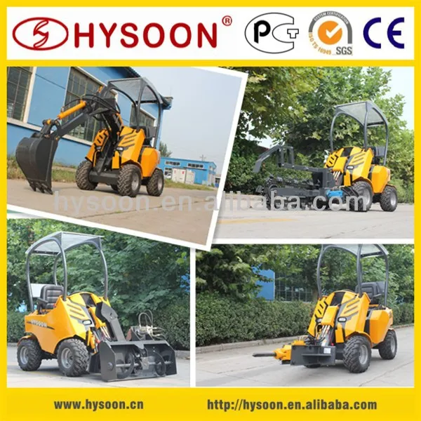 Hysoon Hy200 Mini Garden Tractor Loader With 4 Way Bucket - Buy Hysoon ...