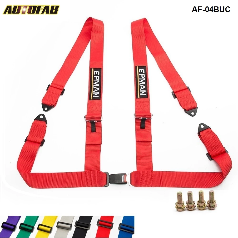 Epman -racing Style Competition 4 Point Snap-in 3" Seat Belt Safety ...