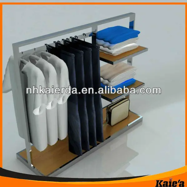 Metal estante de exhibición/de metal para colgar la ropa góndolas ...