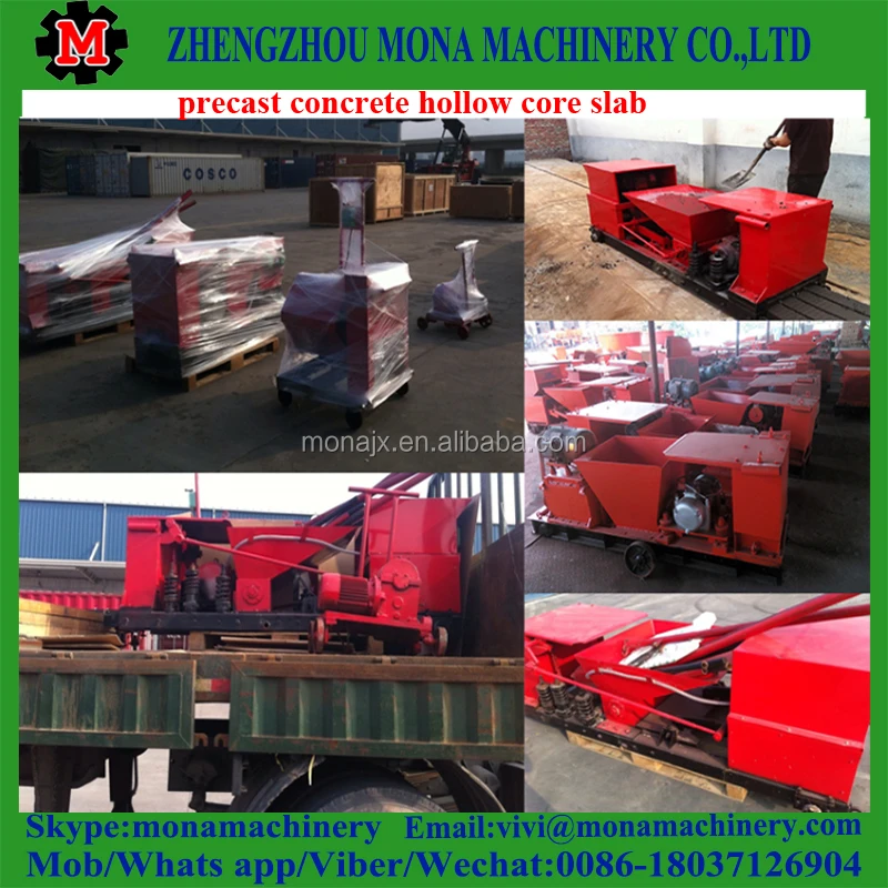 High Density Concrete Floor Slab Extrusion Machine - Low Noise