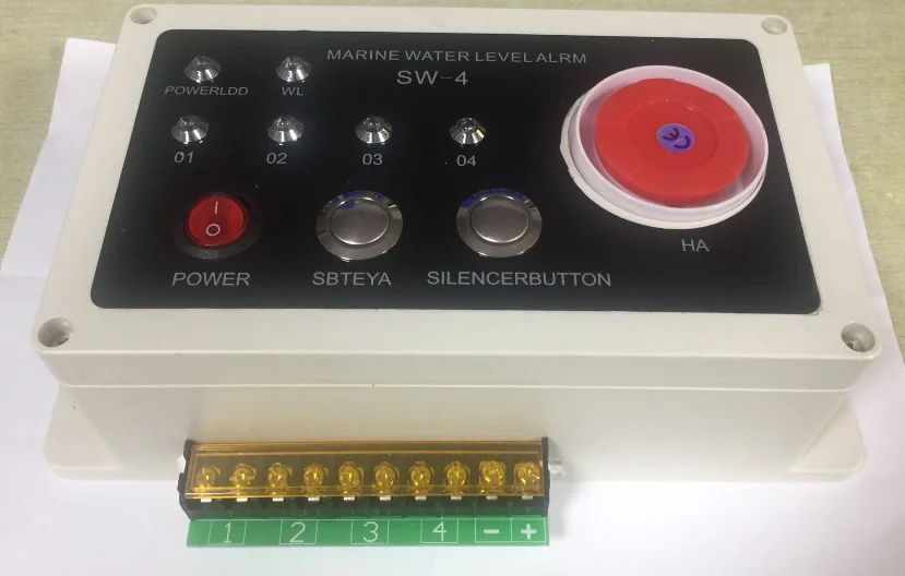 High Bilge Alarm with 4 Channel Sensor - Reliable Marine Safety