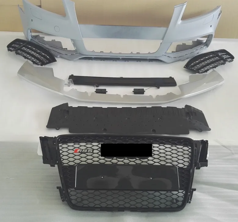 Rs Style Front Bumper with Grille for Audi A5 2007-2011