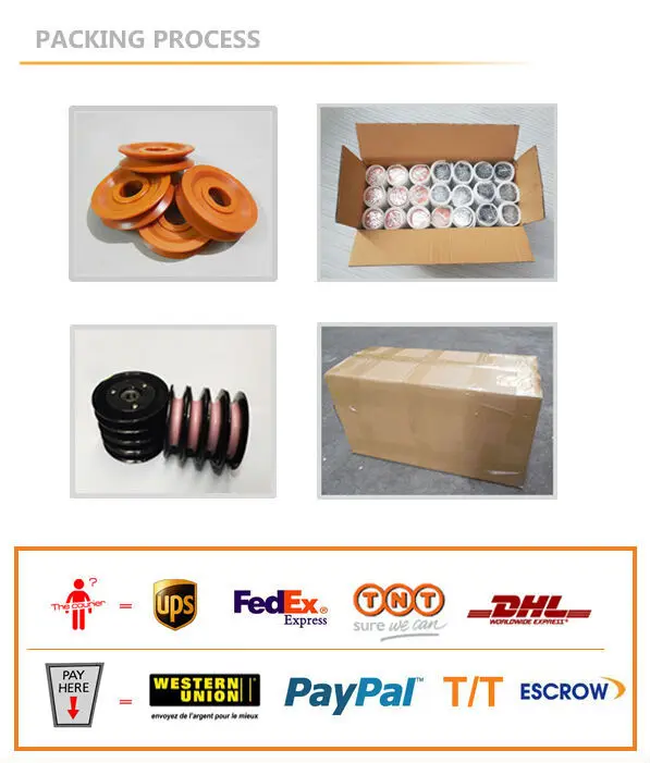V Groove Wire Guide Bakelite Pulley 75*10 - Senguang