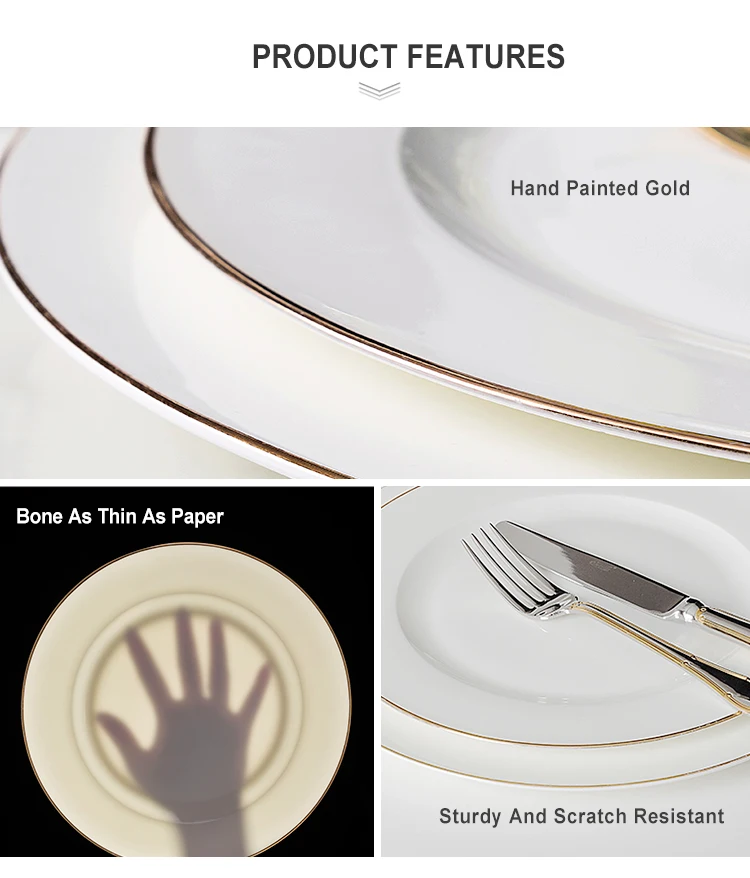 Luxury Hotel Ceramics Tableware Set,Guangzhou Dinner Set,Bone China ...