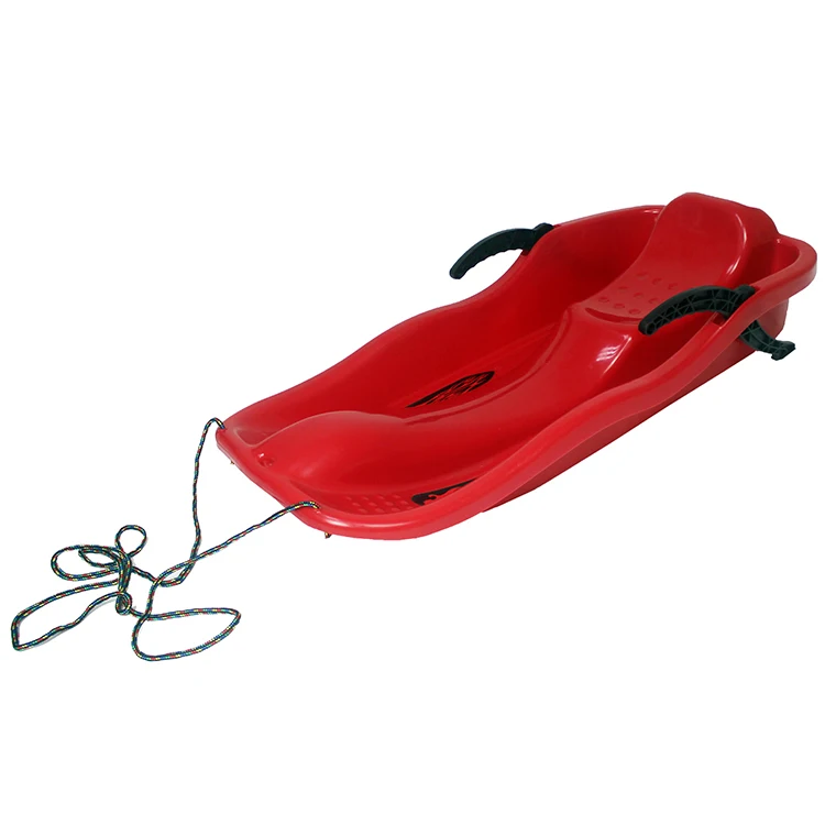 Hot Sale Downhill Mini Plastic Adult Kids Toboggan Winter Snow Skis ...