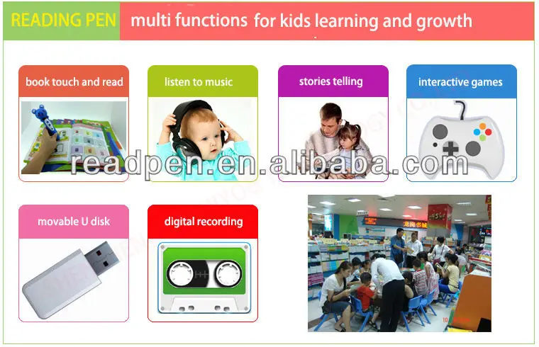 Educational Kid Toys - Reading Pens for Dyslexia & Blindness