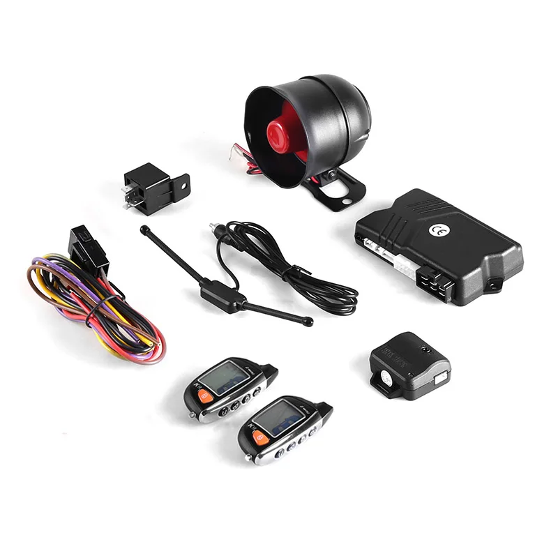 SPY Two Way LCD Remote Car Alarm - Super Long Range Monitoring