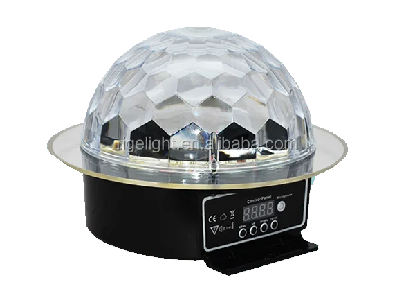 3x3w RGB UFO Magic Crystal LED - Active, DMX Control Mode