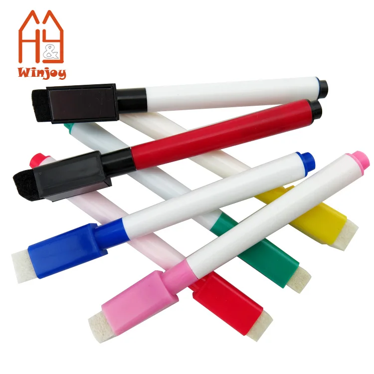 Custom Office & School Use Mini Size White Board Pen With Eraser,Magnet ...