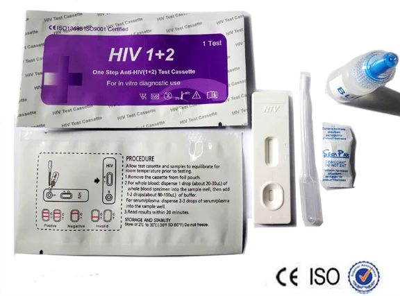 One Step Hiv Test Kit Strip/cassette In Whole Blood Specimen - Buy Hiv ...