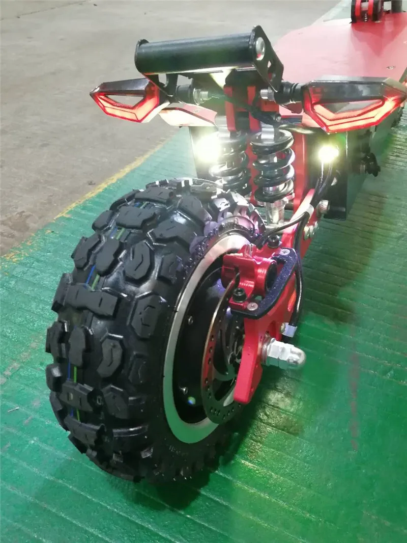 Adult 2 Wheel Big Electric Scooter With Pedals 5000w Dual Electric ...