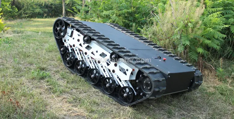 China Factory Robot Tracks Platform 4wd Smart Car Chassis Kits 100kg ...