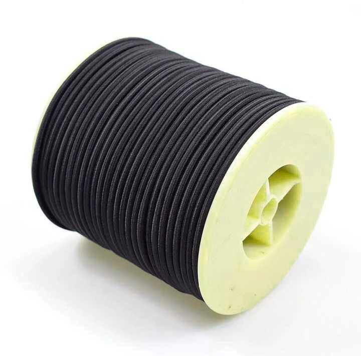 Best Quality Black 4mm Elastic Rubber Packing Rope - Buy Polysteel Rope ...
