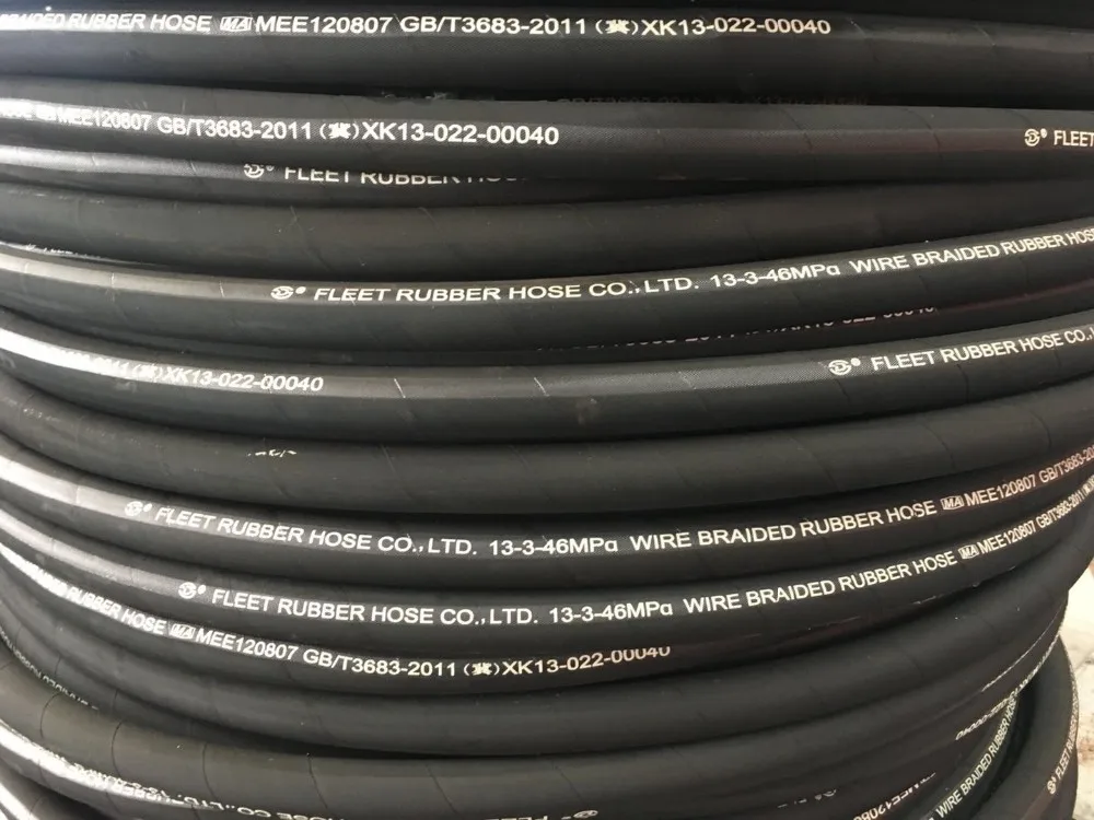 Hose Sleeve Rubber Hydraulic Hose Cover Sae 100 Standard Parker Hose ...