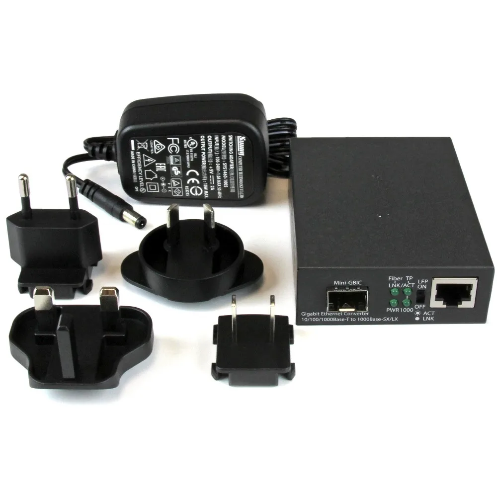 Ethernet Fiber Optic to Coaxial Media Converter - 10/100m