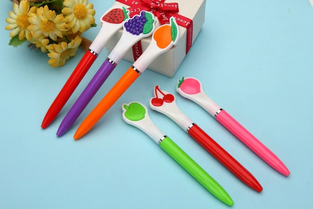 Attractive Designs Fruit Scented Pens Fancy Plastic Ballpoint Pen - Buy ...