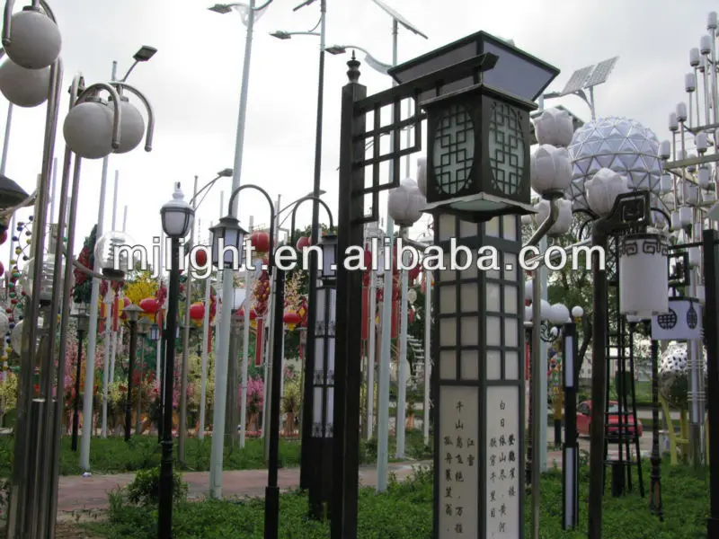 Customizable Stainless Steel Lamp Posts for Decorative Lighting