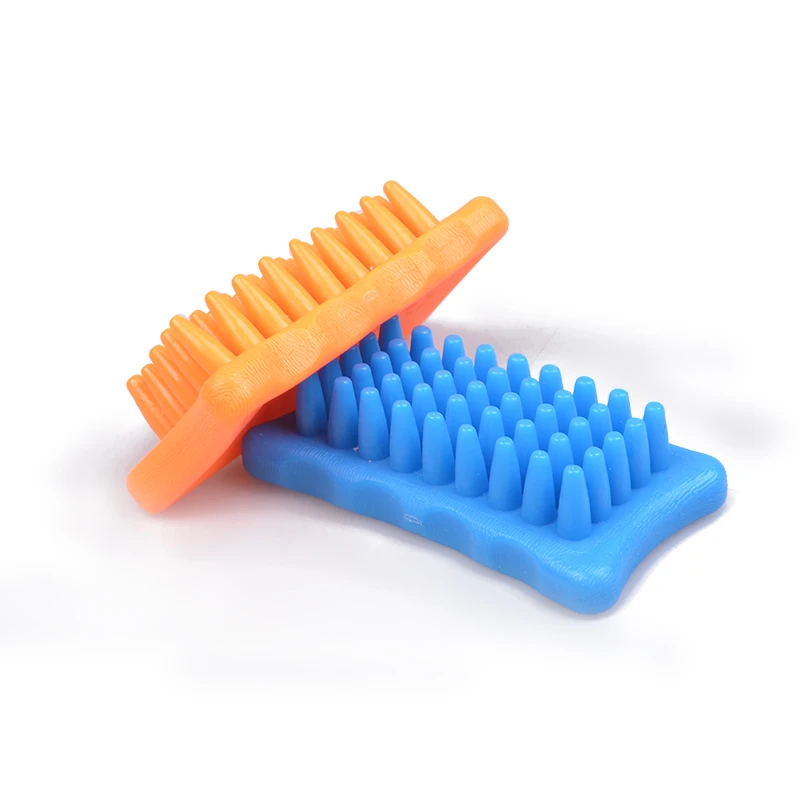 Rubber Massage Brush Square Bath Brush For Pet Dog Cat - Buy Pet Rubber ...