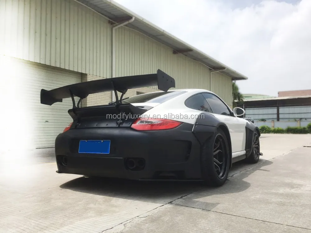 Frp Gt Trunk Boot Retractable Spoiler Wing For Porsch E 911(997) Turbo ...