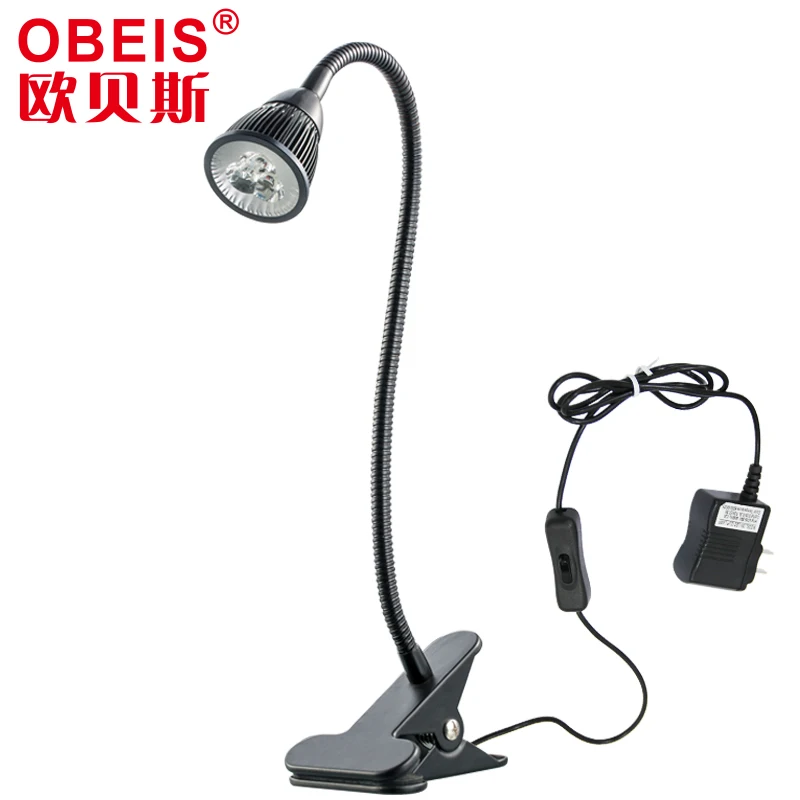 New Flexible Dimmer Table Light 1w 3w 5w With Small Led Clamp Lamp Clip ...