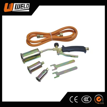 Propane Gas Down Roofing Flame Thrower Gun Torch Tool Weed Brush Burner ...