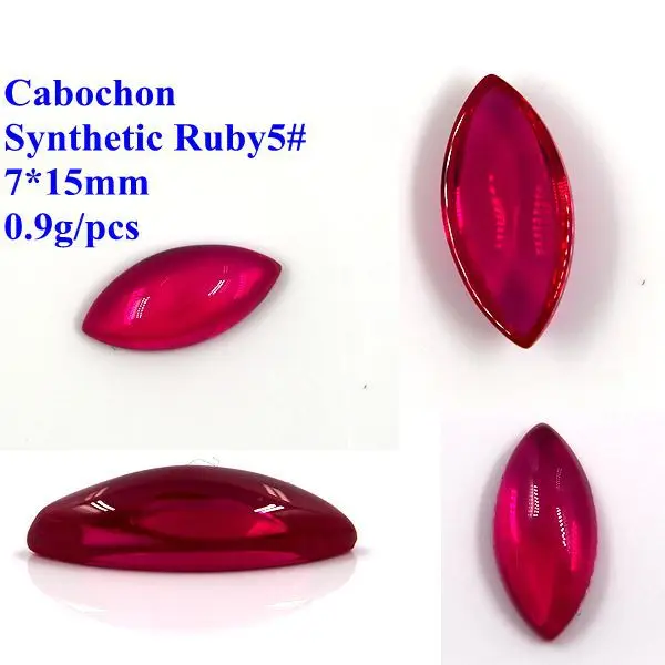 Hq Oval Shaped Cabochon Red #5 Ruby Lal Yaqoot Gemstones Stones - Buy ...