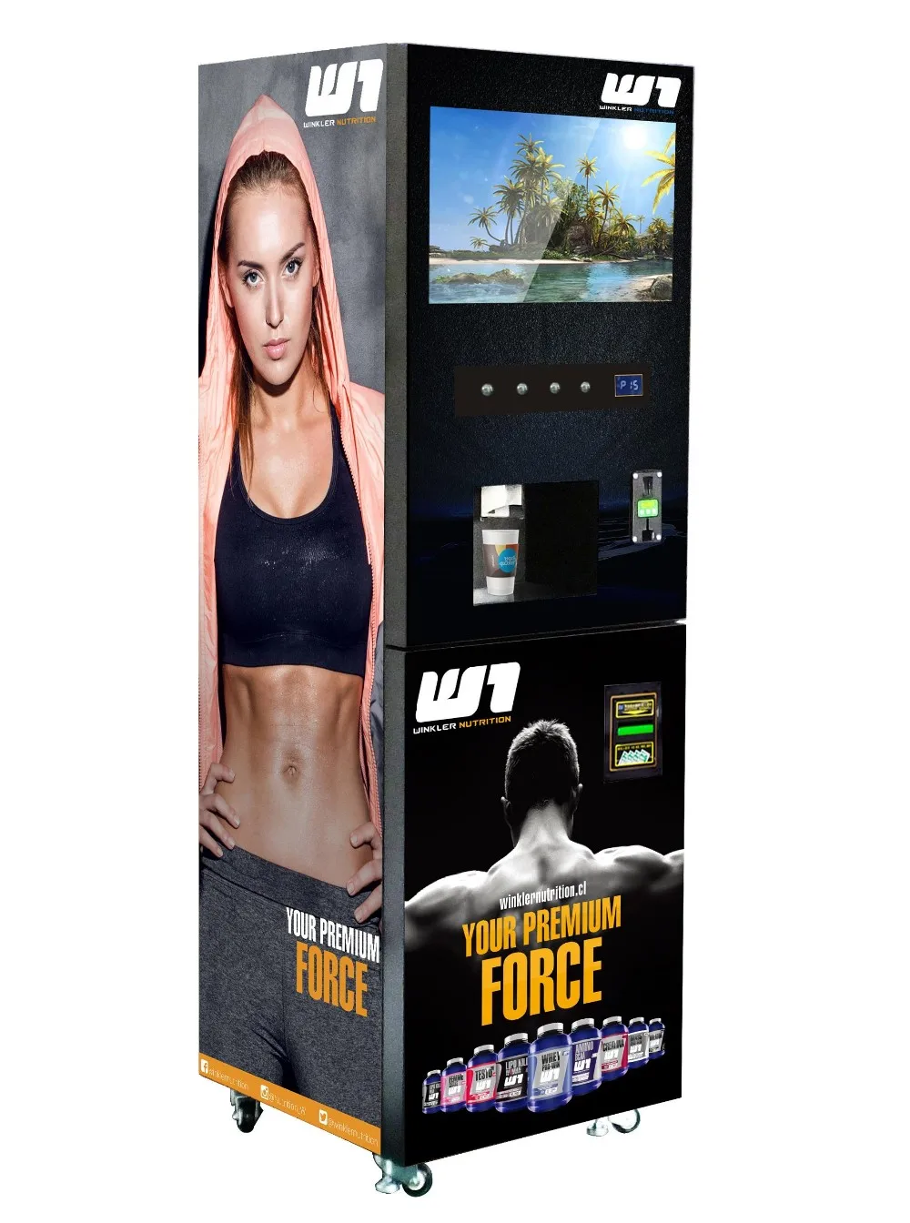 Drink Self-protein vending Machine For Gym Sports Center
