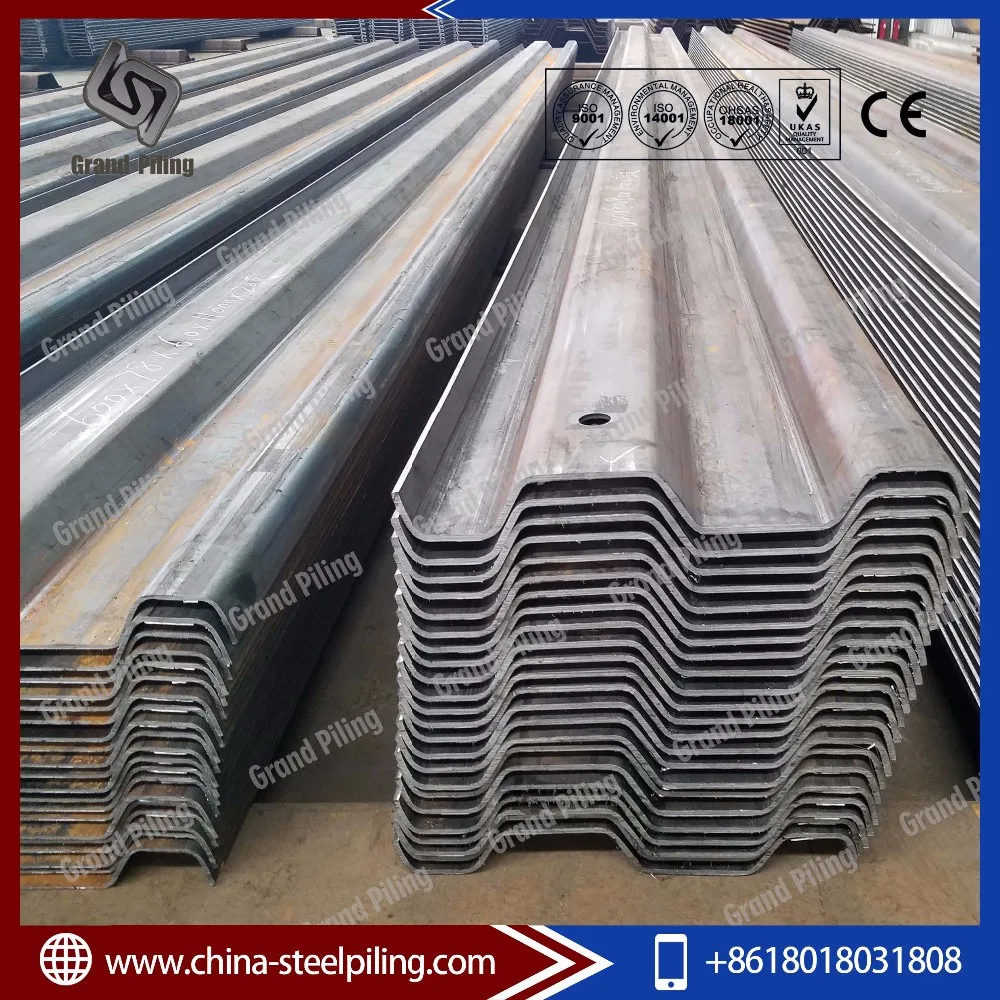 S235 S355 Overlapping And Interlocking Trench Sheet - Buy Trench Sheet ...